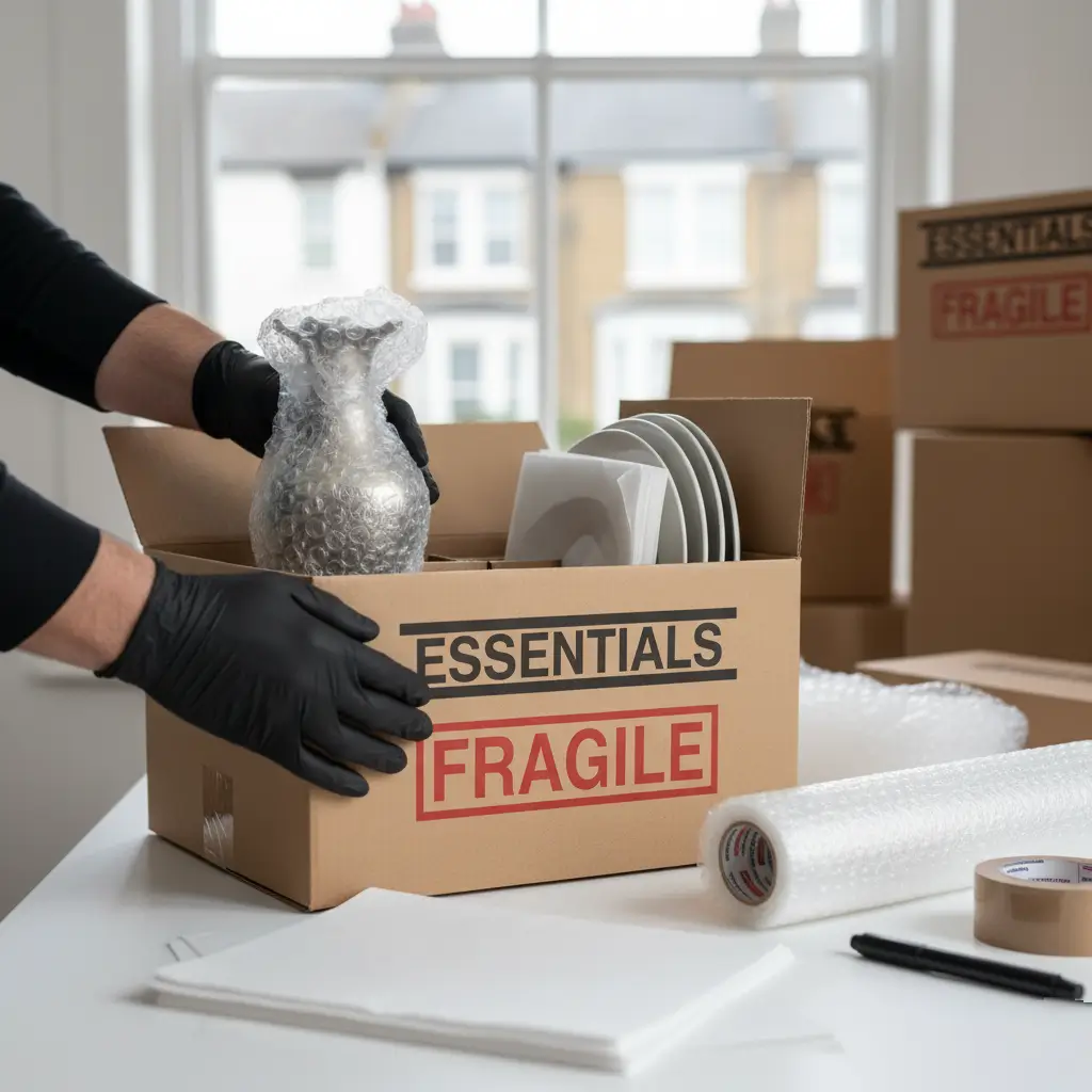 Packing Fragile Items Moving London – Expert Movers’ Tips - Kashmover